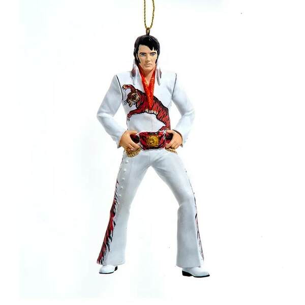 Tiger Jumpsuit Elvis Ornament - Item 103507 | The Christmas Mouse