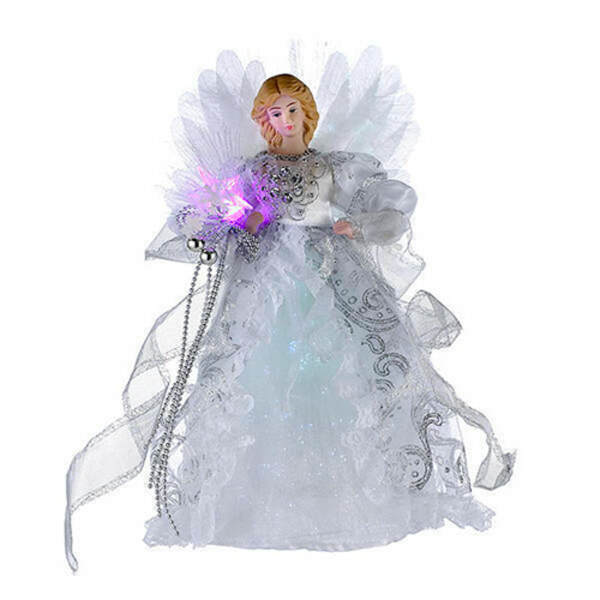 Fiber Optic LED Angel Tree Topper - Item 104267 | The Christmas Mouse