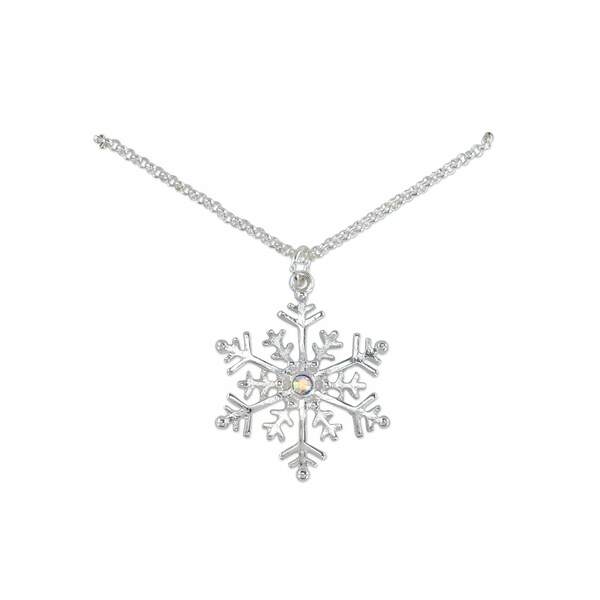 Classic Silver Snowflake Necklace - Item 418299 | The Christmas Mouse