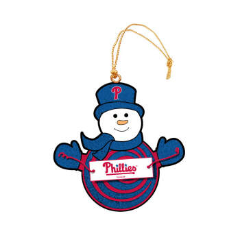 Philadelphia Phillies Snowman With Sign Orn - Item 420974 | The ...