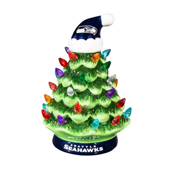 Seattle Seahawks Ceramic Tree - Item 421607 | The Christmas Mouse