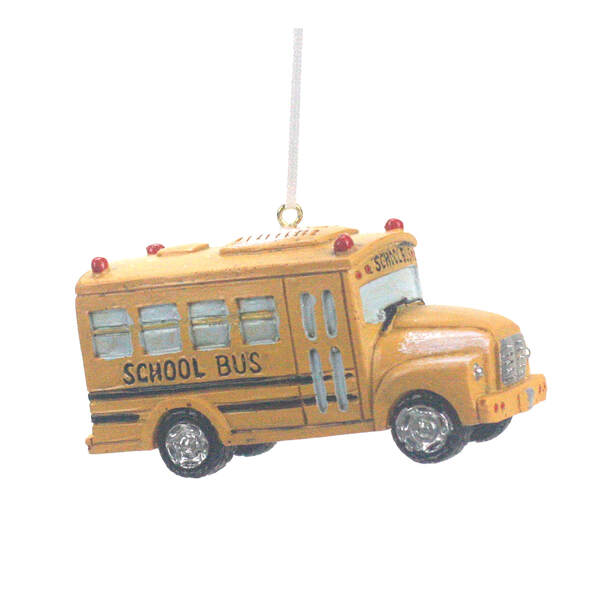 School Bus Ornament - Item 516338 | The Christmas Mouse