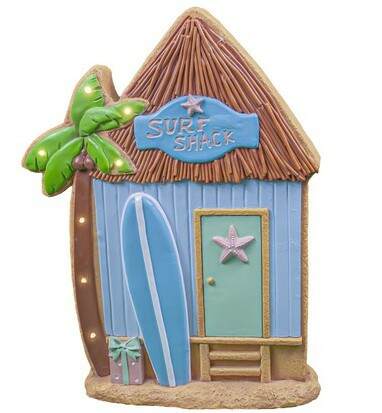Christmas Surf Shack Ginger House - Item 516677 | The Christmas Mouse