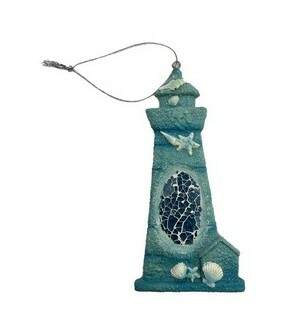 Mosaic Lighthouse Ornament - Item 516690 | The Christmas Mouse