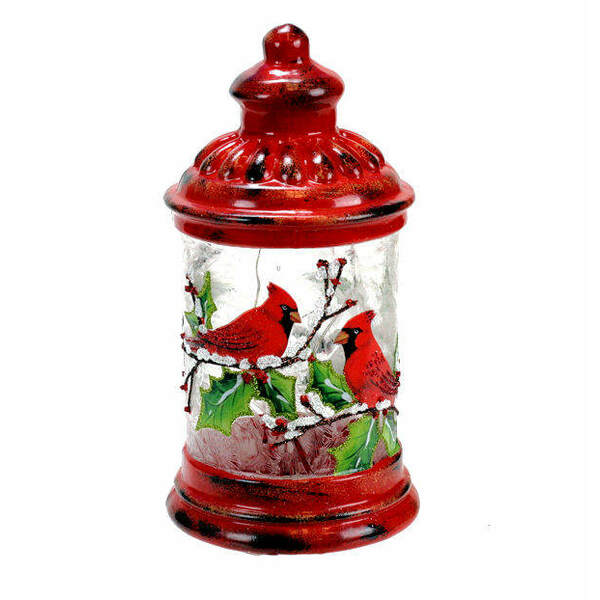 LED Cardinal Lantern - Item 844098 | The Christmas Mouse
