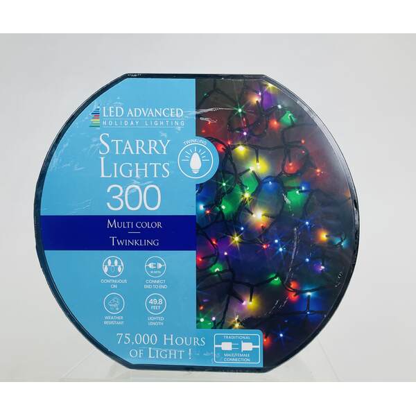 Starry Lights Micro Twinkling Multi LED 300 Lights Set - Item 855016 ...